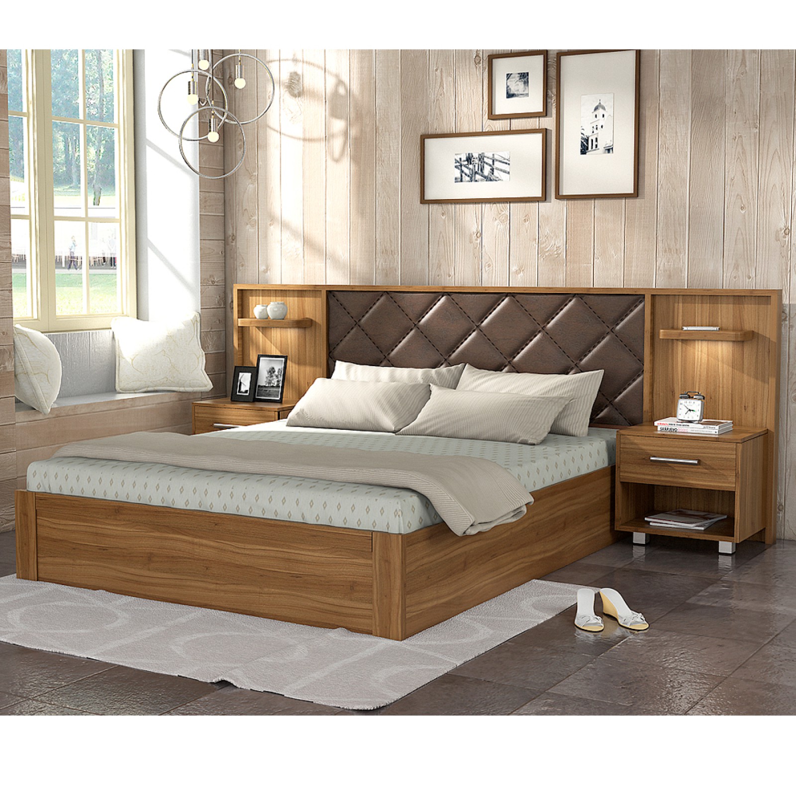 Ashton queen platform bed store